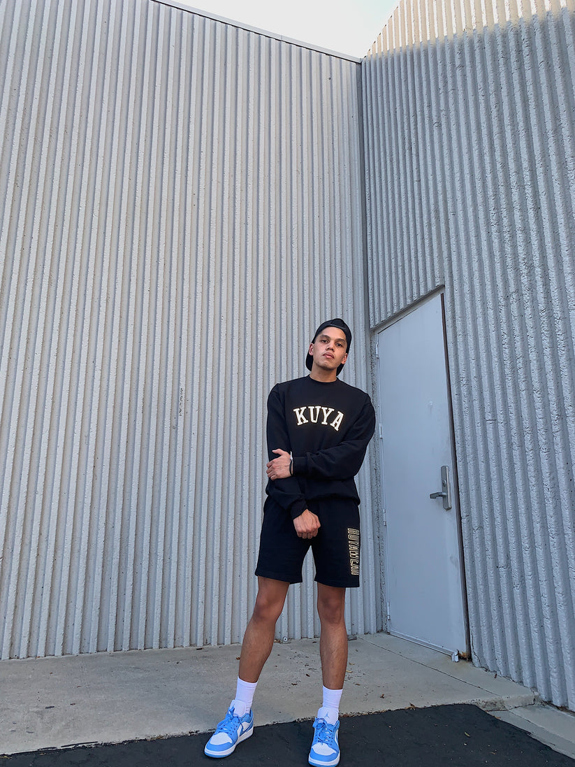 Kuya Reflective Crewneck Sweater (Black) – Kuyawear